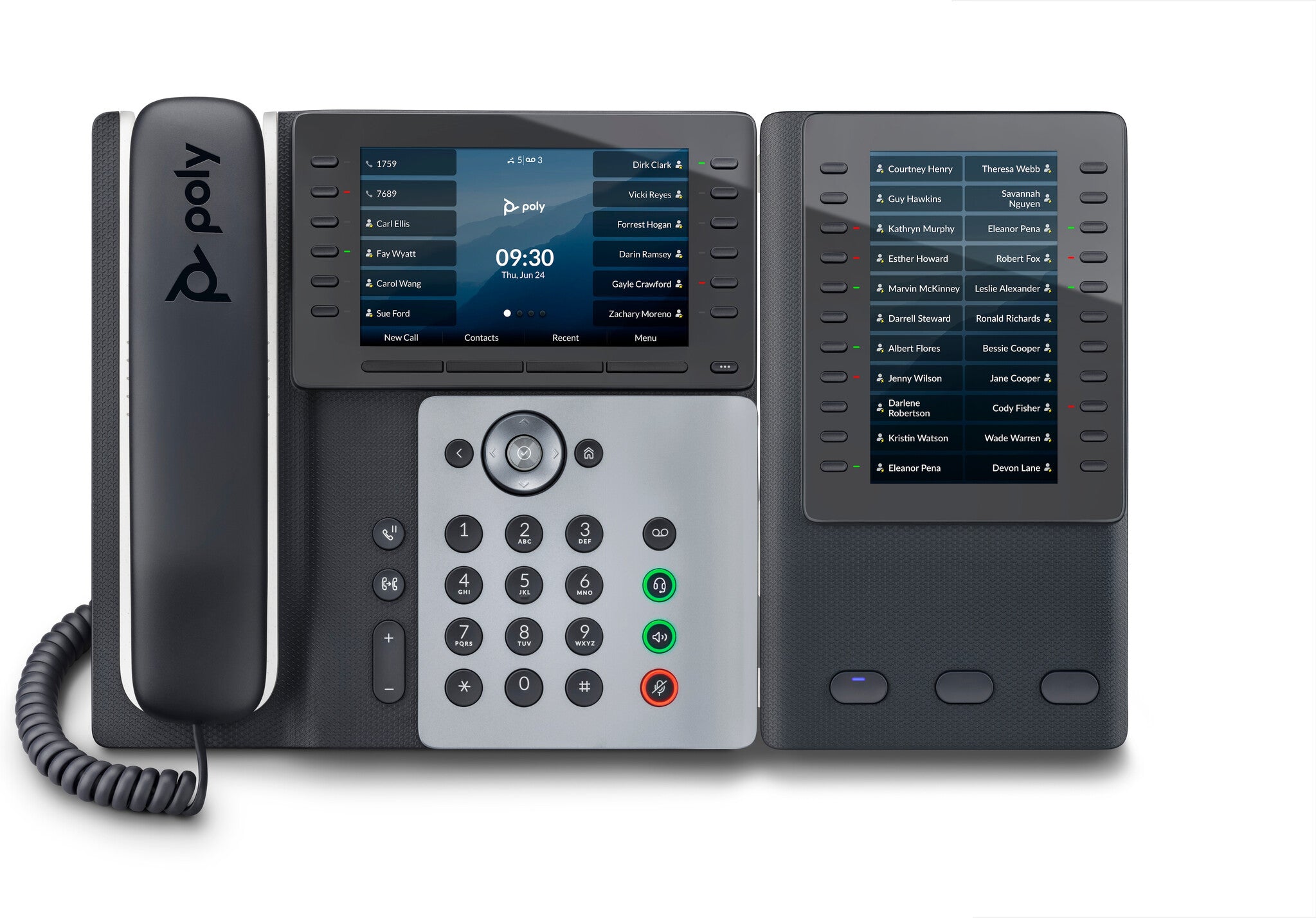 POLY Edge E500 IP Phone and PoE-enabled – StayTech